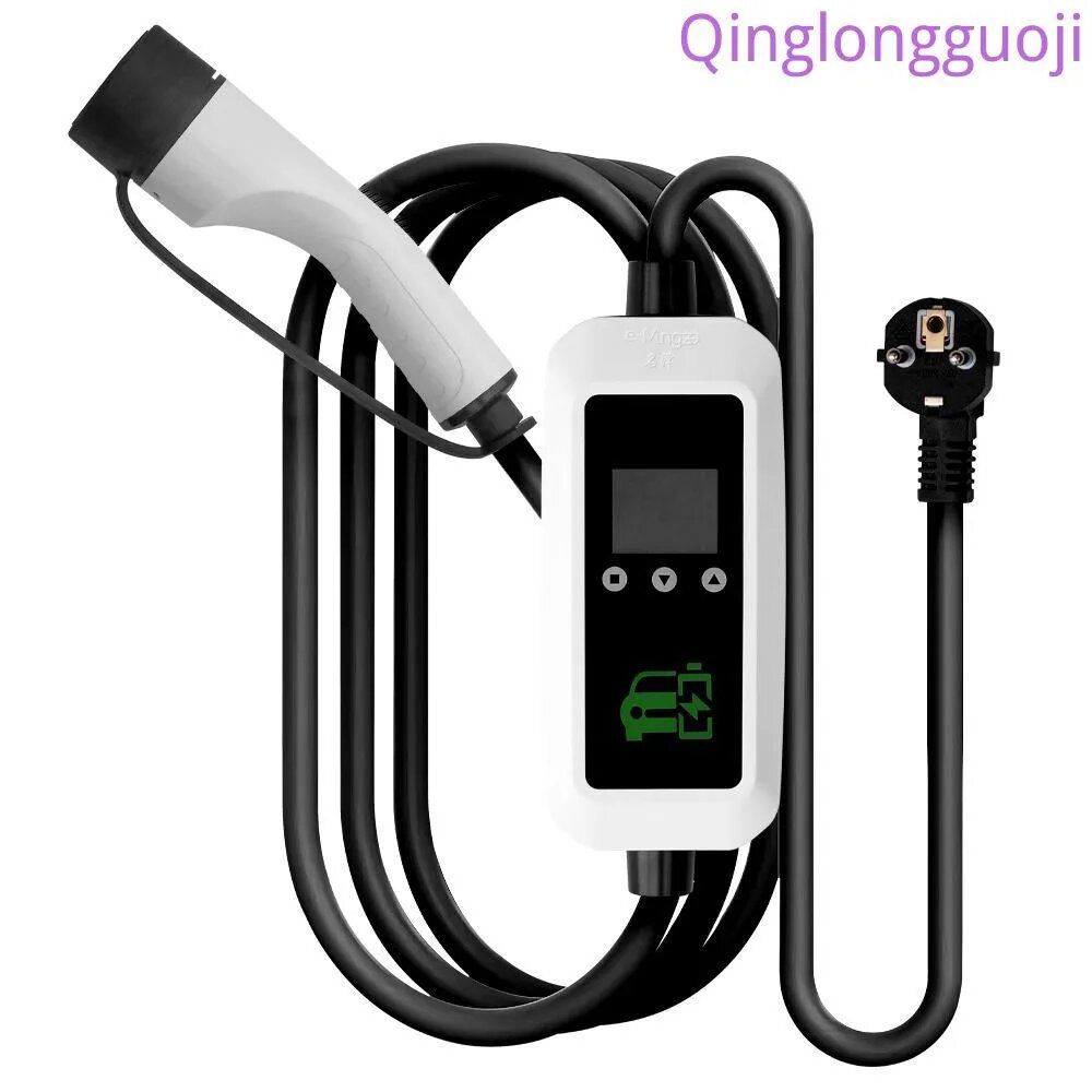 Зарядный пистолет европейского стандарта type2 EV charger Тип индикаторной лампы 16A/3,5 кВт (линия длиной 3 метра)
