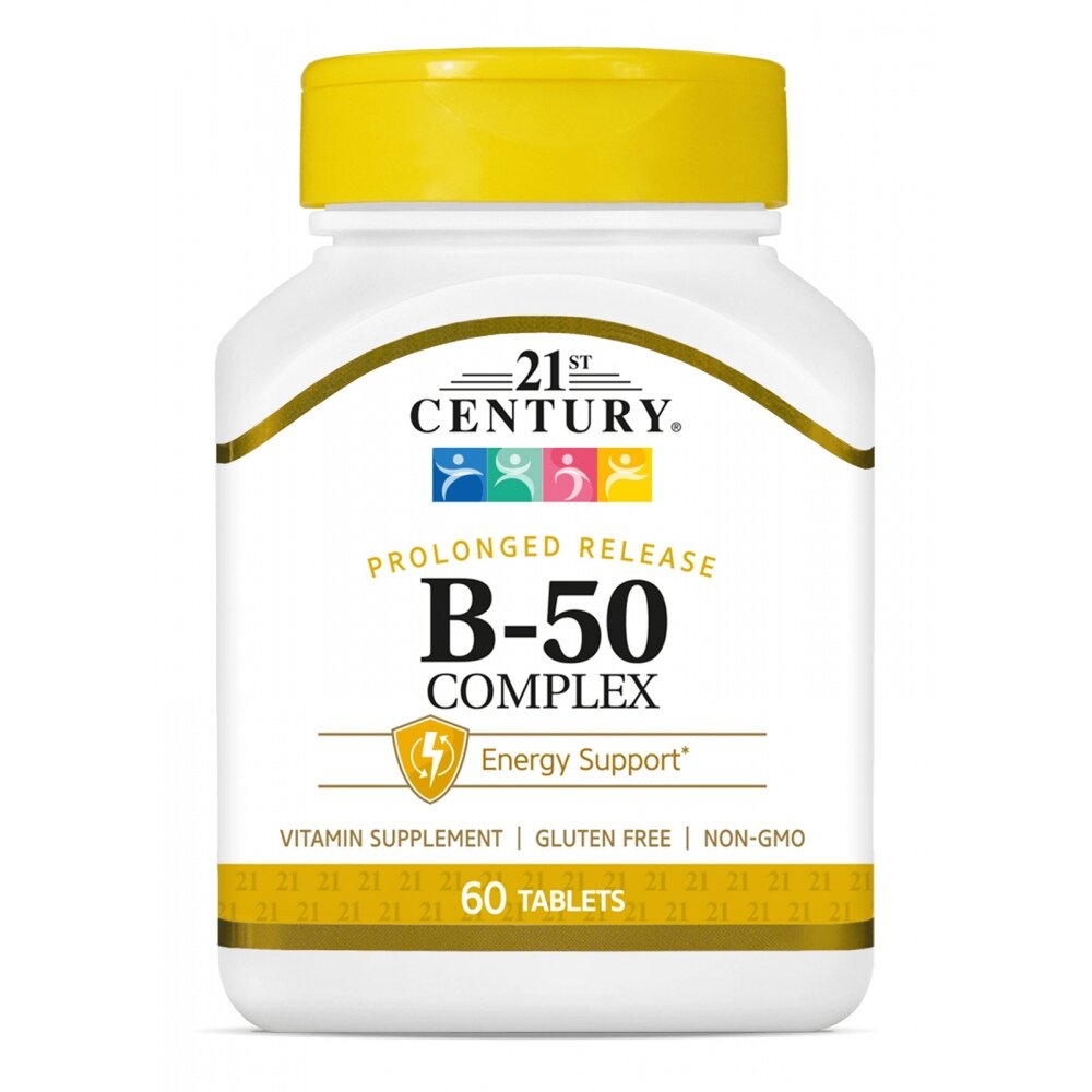 21st Century B-50 Complex Prolonged Release, 60 таблеток