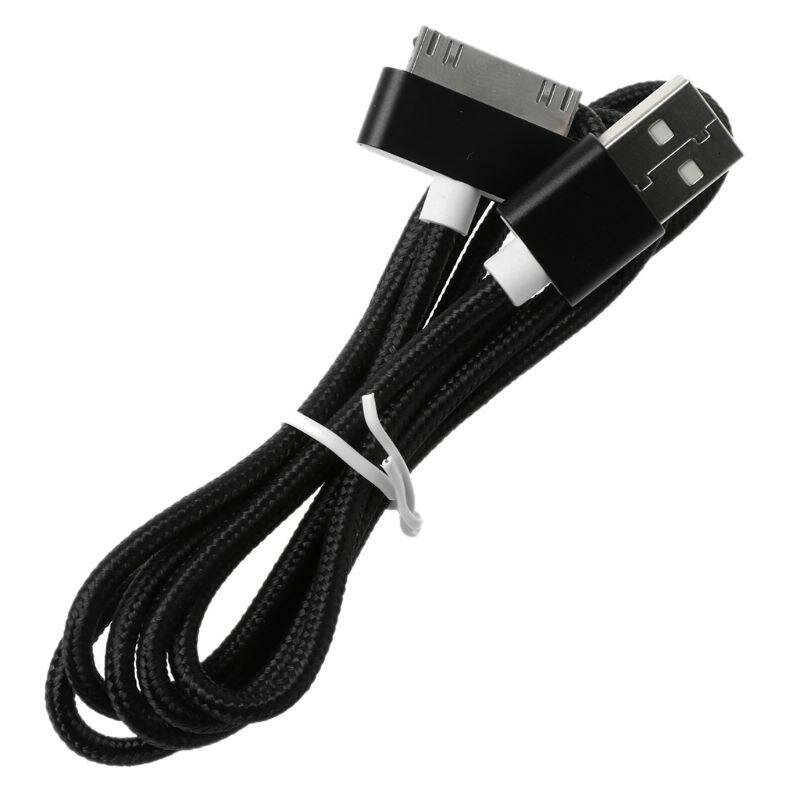 Нейлоновый кабель для передачи данных iPhone4 / 4S ipad в упаковке-черный