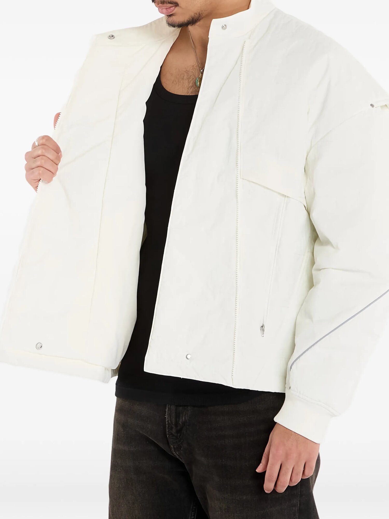 Куртка adidas Motor Ave, размер 48 GER, white — фото 1