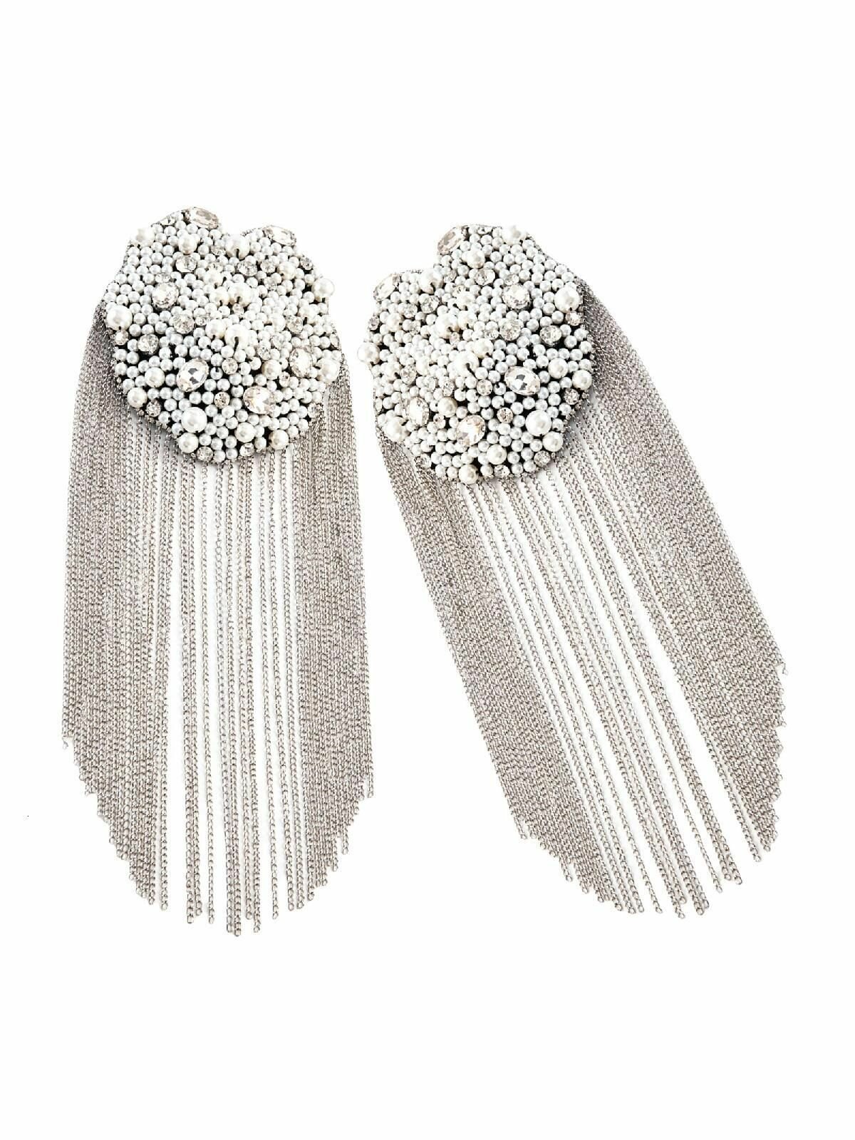 Франжевые эполеты с цепью, - 1 пара