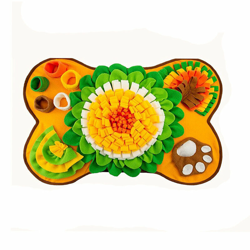 Мат для поиска еды для собак — Мат для мелких и средних собак, интерактивная игрушка для собак от скуки и умственного стимулирования, Мат для еды собачьей для развития навыков естественного поиска пищи, тренировки и снятия стресса, Размер 19 x 29 дюймов