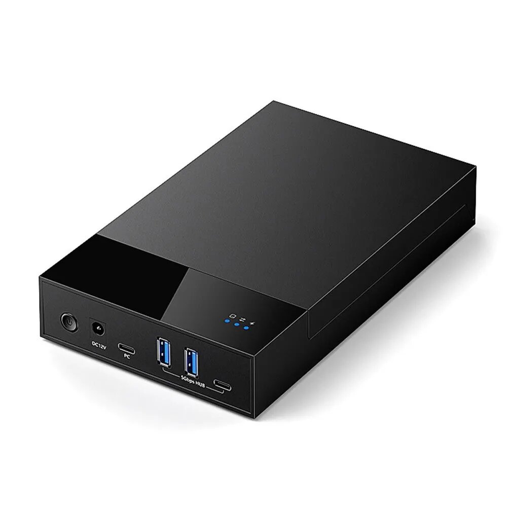 Док-станция для внешнего жесткого диска USB 3.0 - 3,5 дюйма SATA для 3,5-дюймового твердотельного накопителя HDD 20 ТБ с вилкой EU