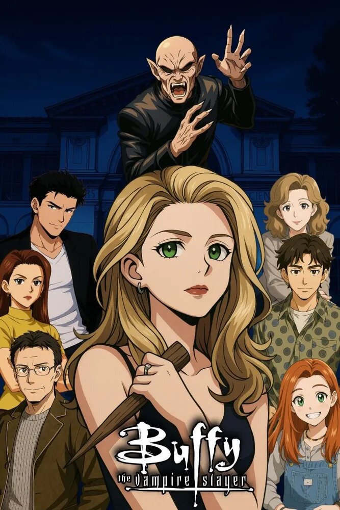 Алмазная Мозаика "Баффи Истребительница Вампиров" 40x50 См Алмазная Вышивка / Картина Стразами Подарков / Украшения