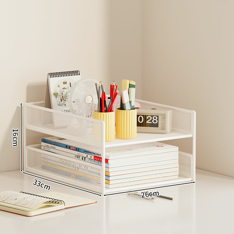 Настольная книжная полка, подставка для книг, стеллаж для хранения книг, простая многоярусная полка для файлов, органайзер для хранения на столе в студенческом общежитии