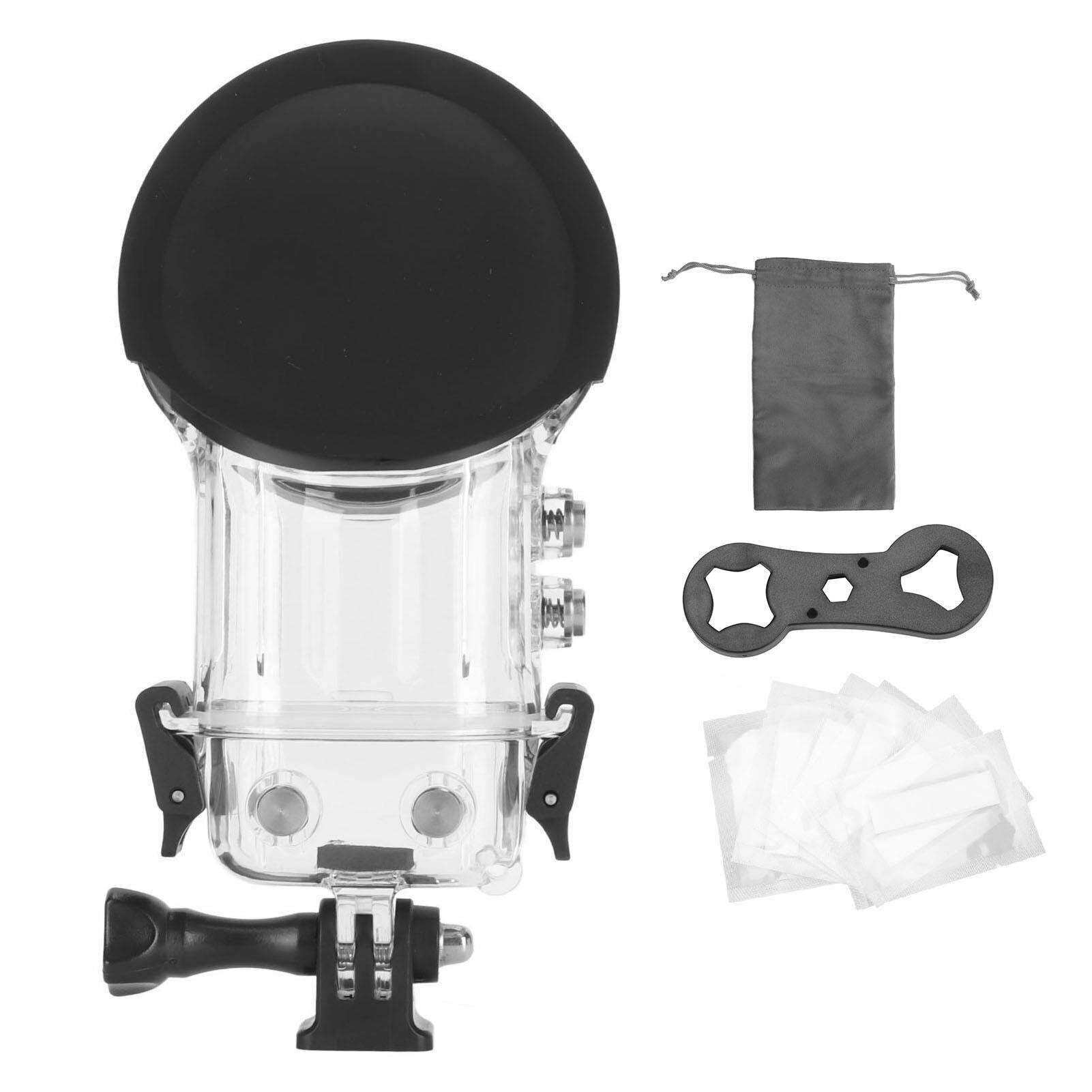 Защитный чехол для подводного плавания, водонепроницаемый (IPX8), до 50 метров, с кронштейном для аксессуаров Insta360 ONE X3.