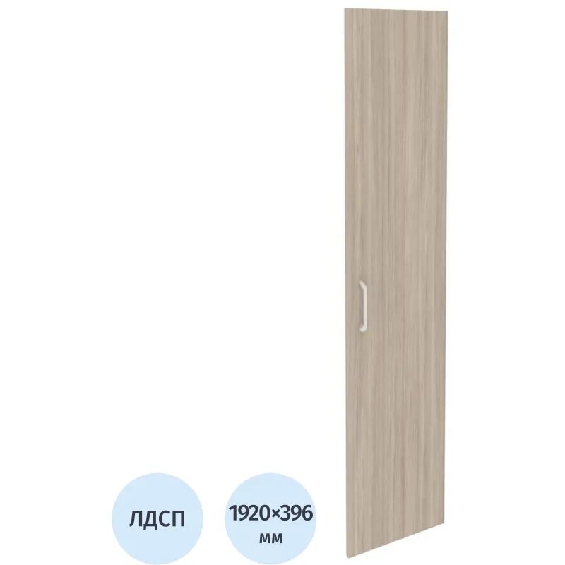 Дверь ONIX ЛДСП высокая правая (1шт) O. D-1(R) аттик дуб В1920