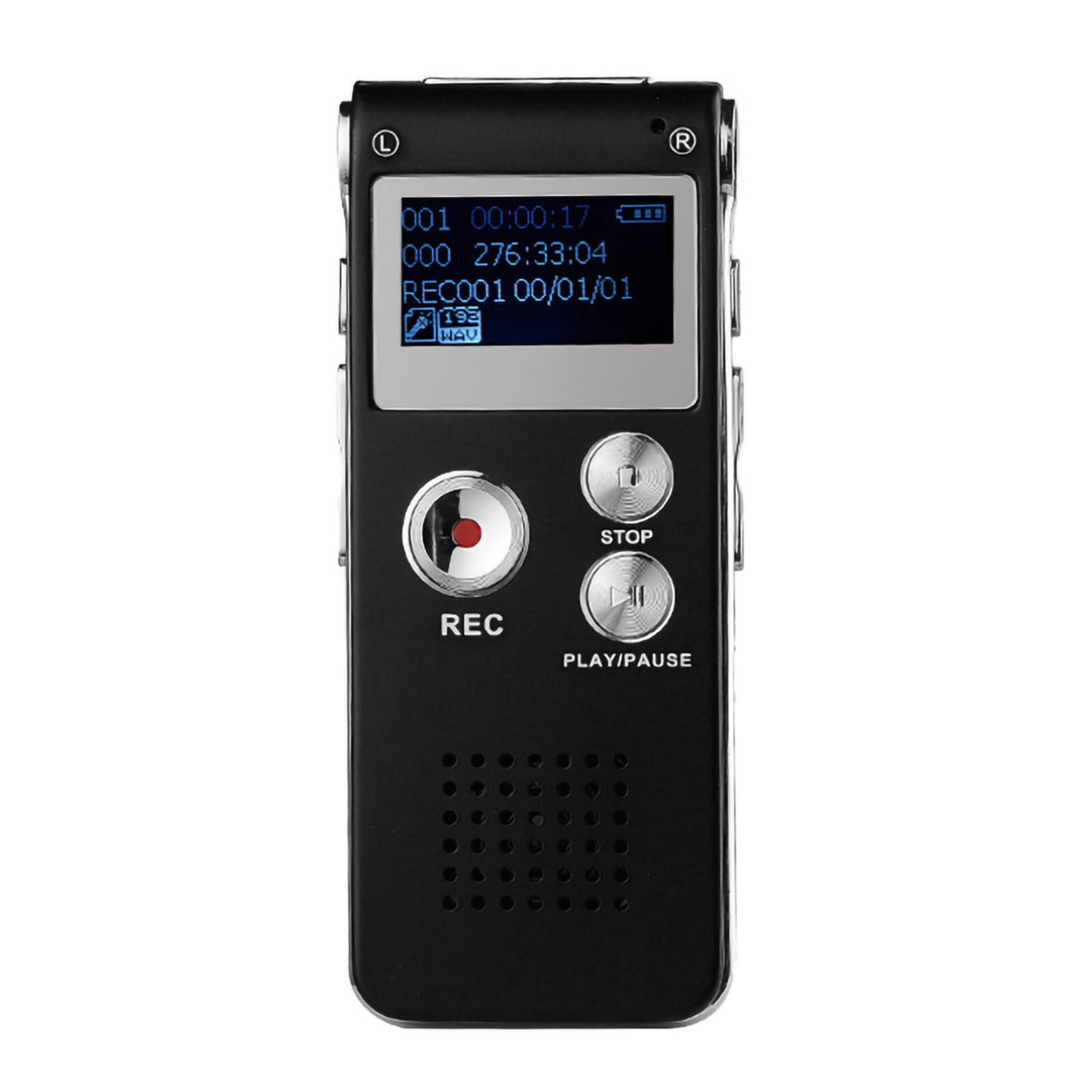 Digital Voice Recorder, встроенный в большую память и MIC MIC 8 ГБ, активированный регистратор для лекций Classblack 8GB