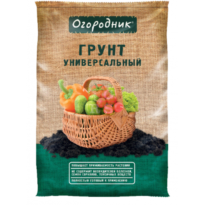 Удобрение грунт огородник УН 40Л фаско