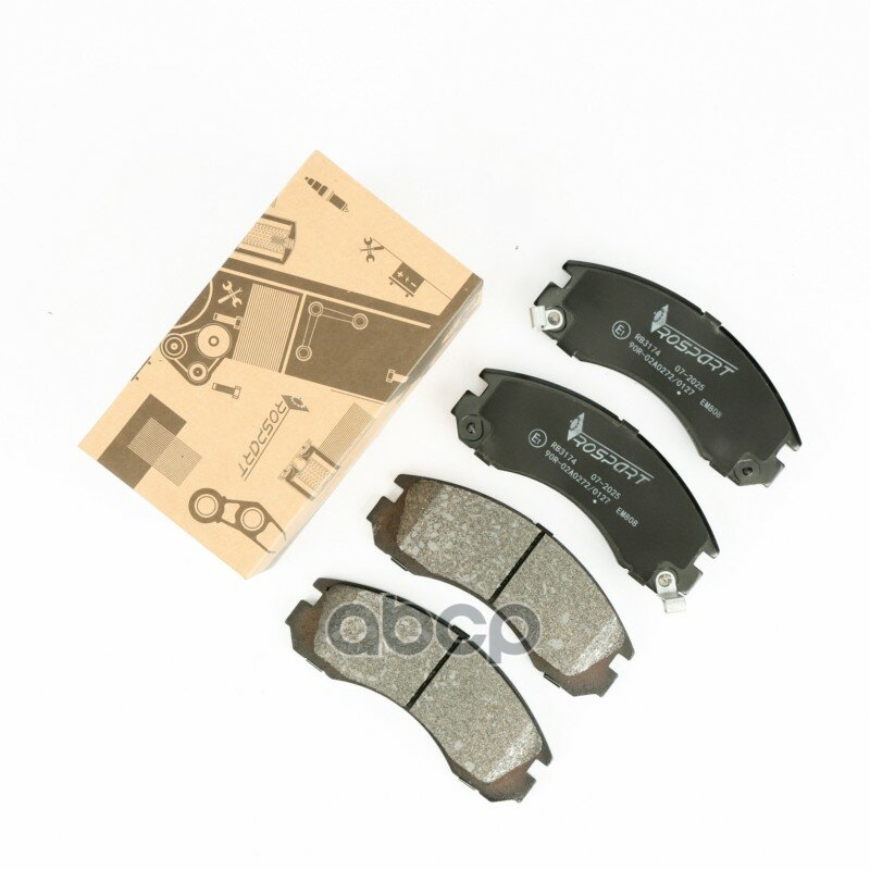 Колодки тормозные передние MITSUBISHI ROSPART арт. RB3174