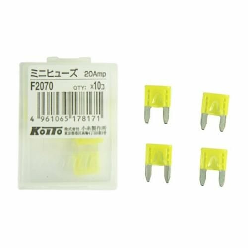 Предохранитель мини 20A Koito F2070