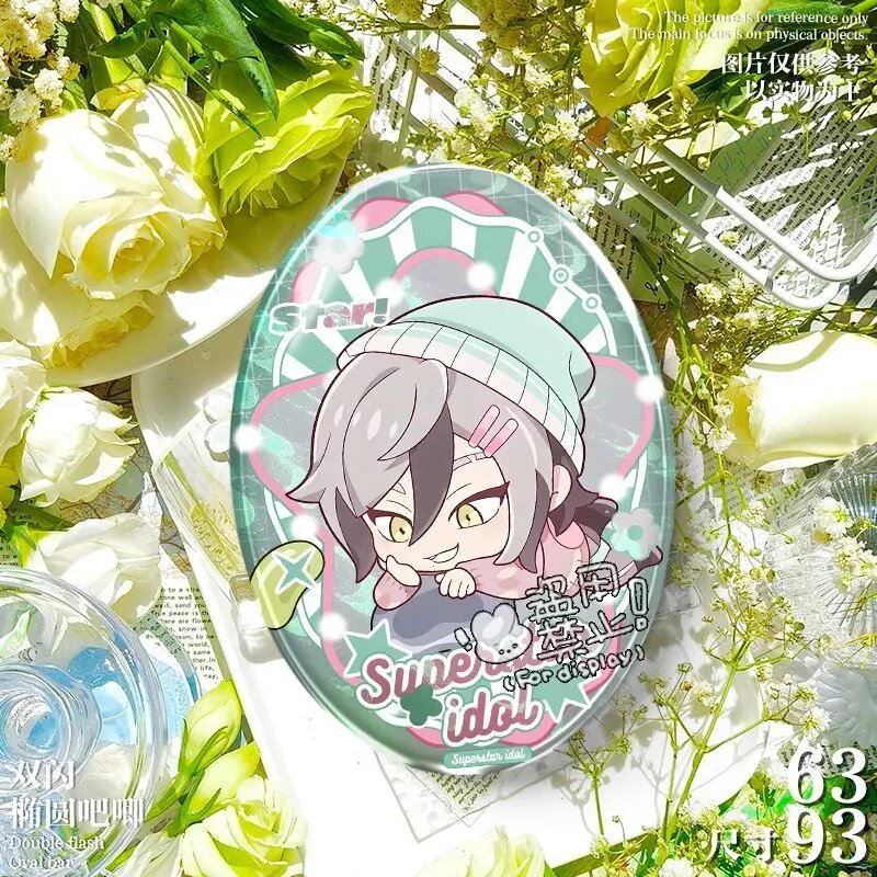 Значок Nu Carnival Edmond OLIVINE KUYA Eiden 3334B, Iridescent Red Sparr