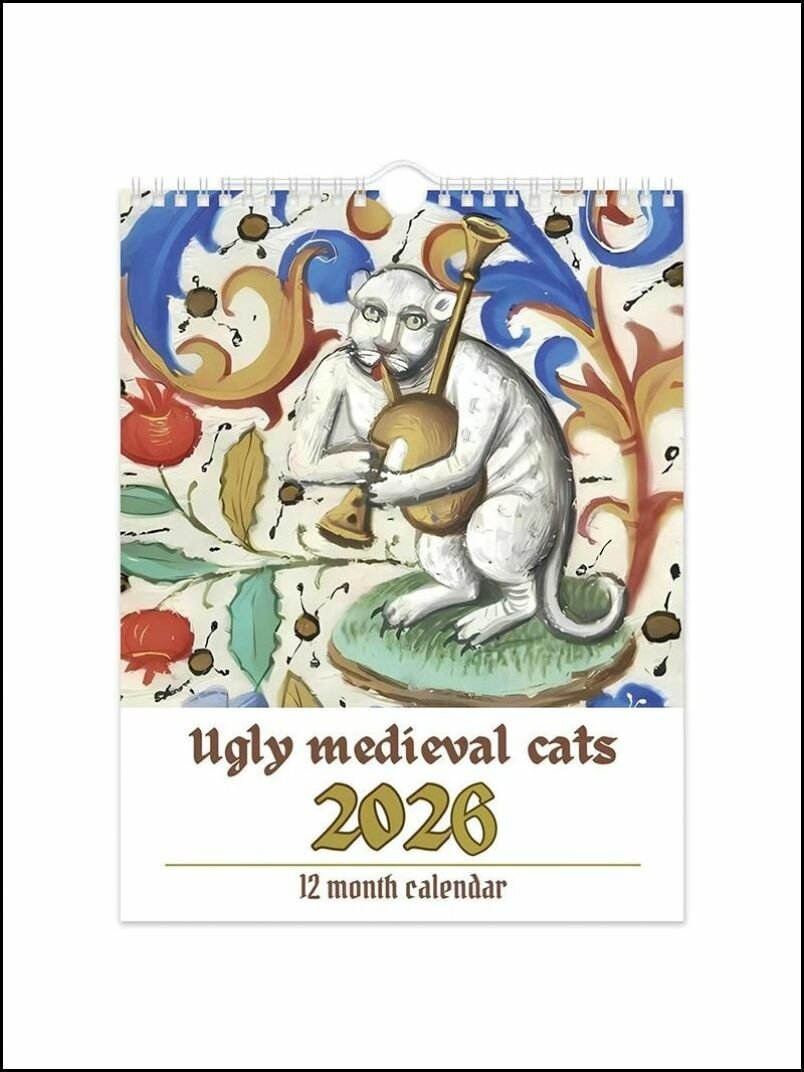 Эксклюзивный календарь 2026 с кошачьими мотивами
