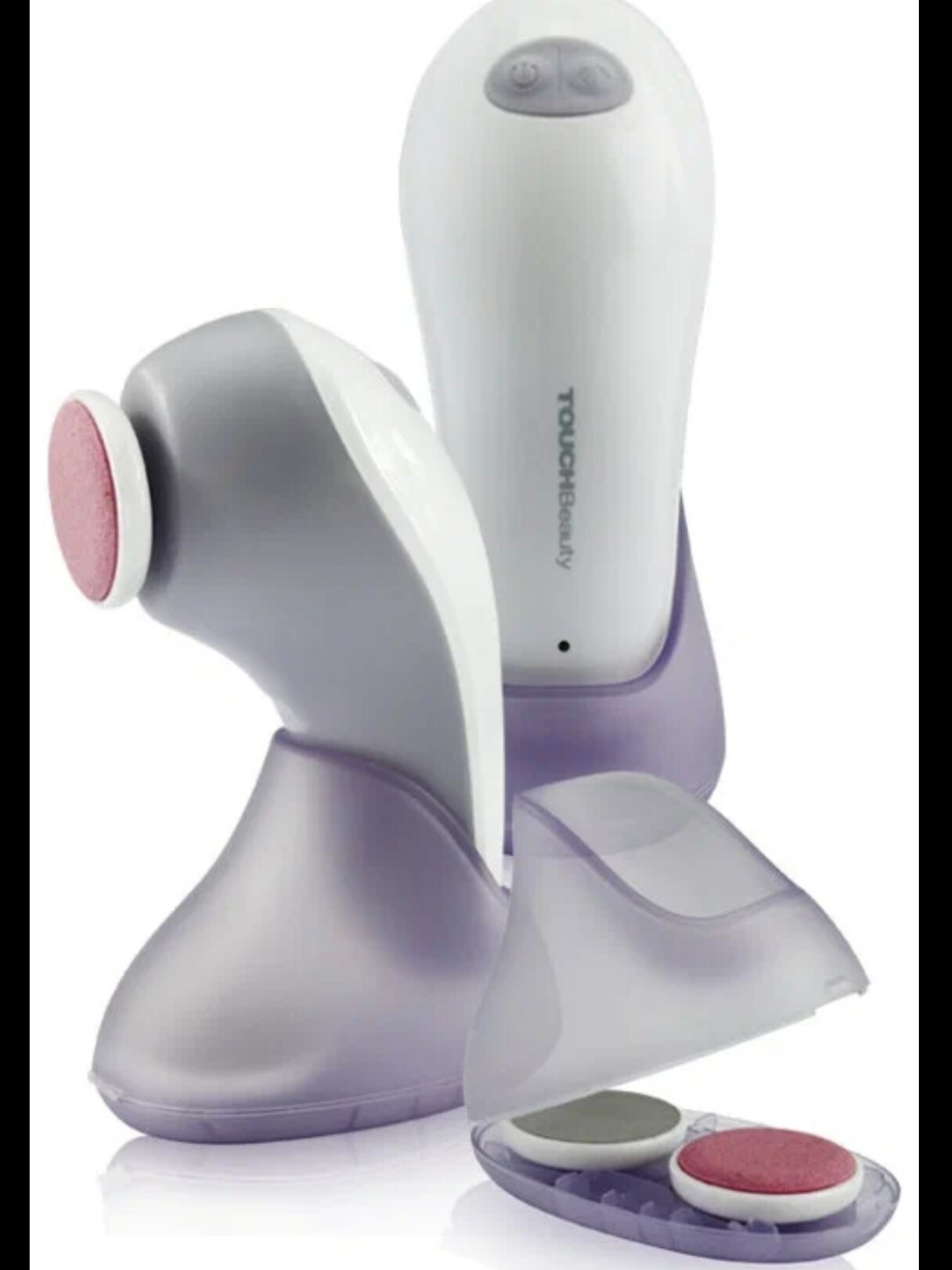 Электрическая пилка TouchBeauty AS-1237, для ног, от аккумулятора, с подставкой