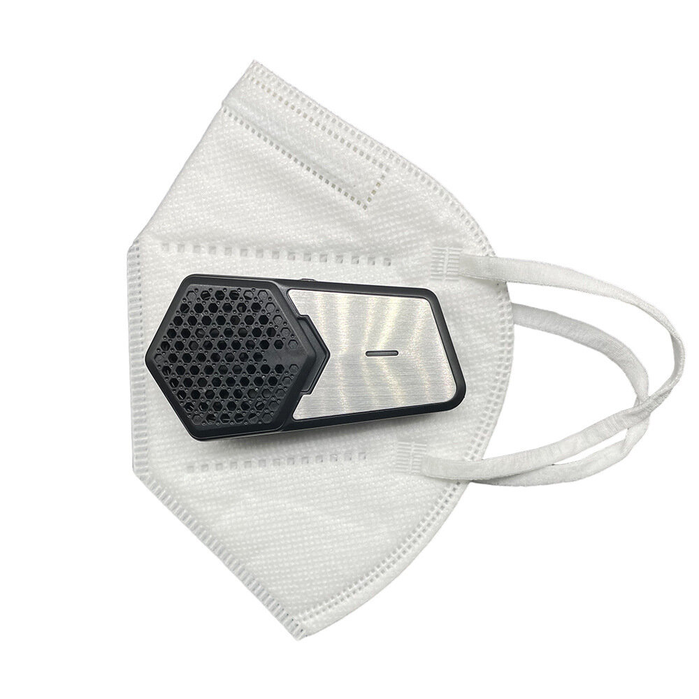 Электрическая маска KN95 с фотокаталитическим фильтром, заменяемым фильтром, пылезащитная, дышащая, вентиляционная маска с высокой воздухопроницаемостью