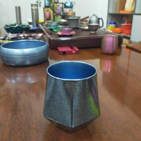 Титановая кружка, чистая титановая пивная кружка, большая кружка с ледяным цветком, двухслойная изолированная кружка в форме гусиного яйца, кружка в форме яичной скорлупы, большая удобная кружка для кемпинга на природе