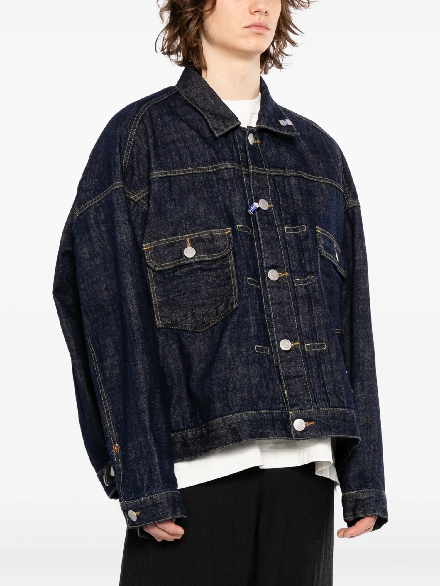 Куртка MAISON MIHARA YASUHIRO Selvage, размер 48, blue — фото 1