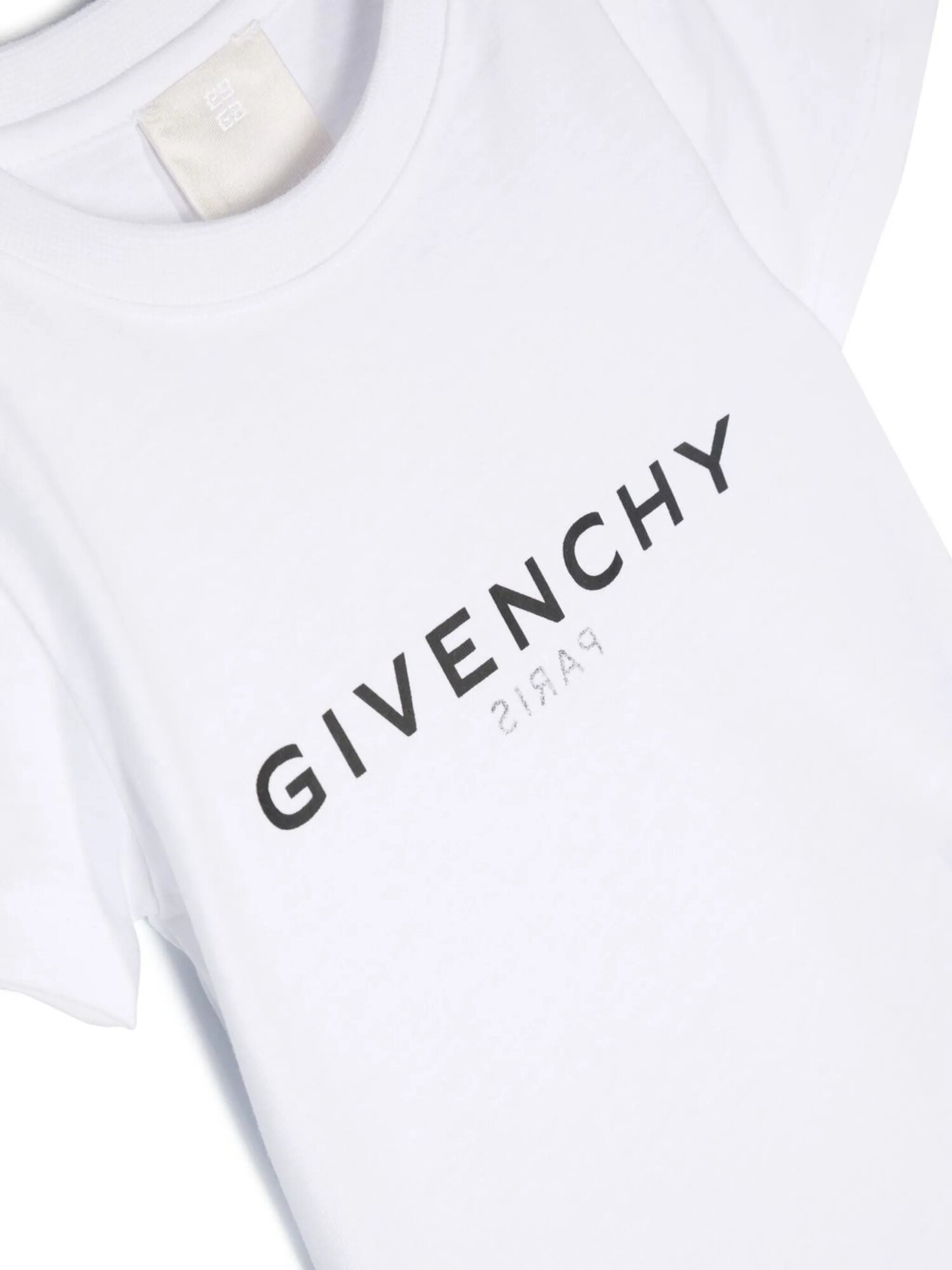 Футболка GIVENCHY, размер 9 мес, белый, — фото 1