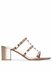 Сандалии Valentino Rockstud, размер 34,5 IT, золотой