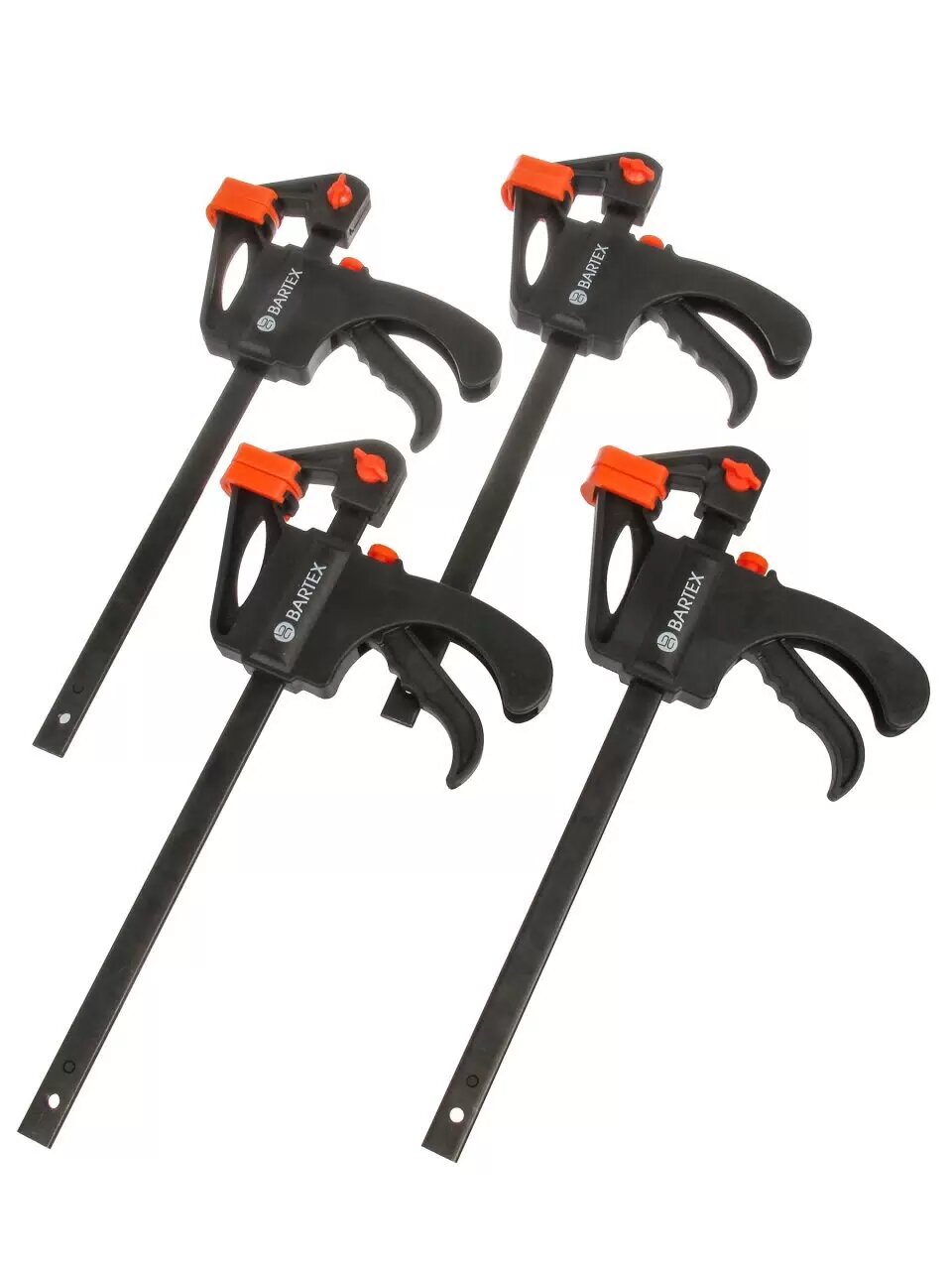 Струбцина F-образная, быстрозажимная, 200 мм, 4 шт, Bartex