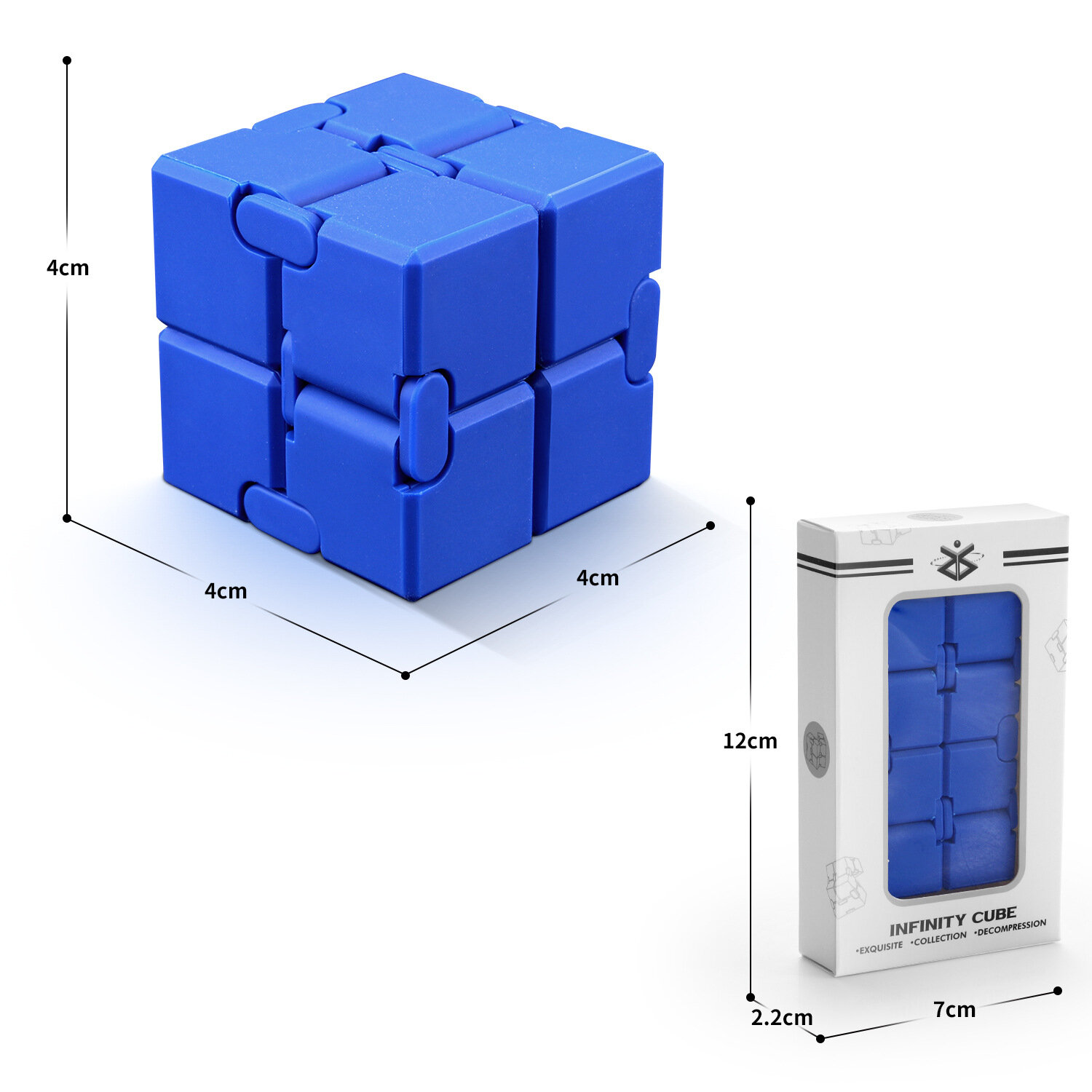 Дропшиппинг Бесконечный Магический Куб Трансформируемый Артефакт для Снятия Стресса для Взрослых Металлический Сплав Куб Игрушка для Пальцев