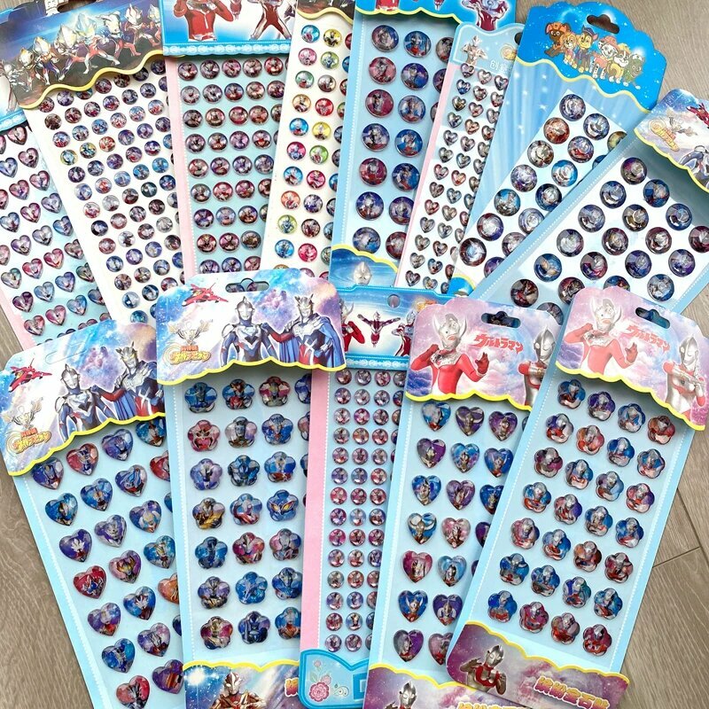 Милые наклейки в форме сердца с 3D-эффектом, имитирующие кристаллы и бриллианты, для девочек, детские волшебные