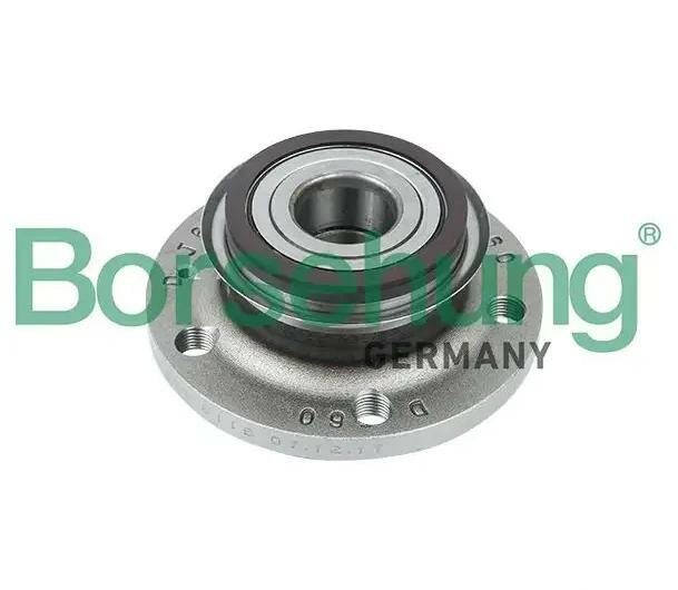 Ступица колеса Borsehung B15626 задняя, Audi A3 03-, Octavia II 04-, Skoda Yeti 09-, VW Golf V-VI 03-, Passat 05-, Tiguan 08-