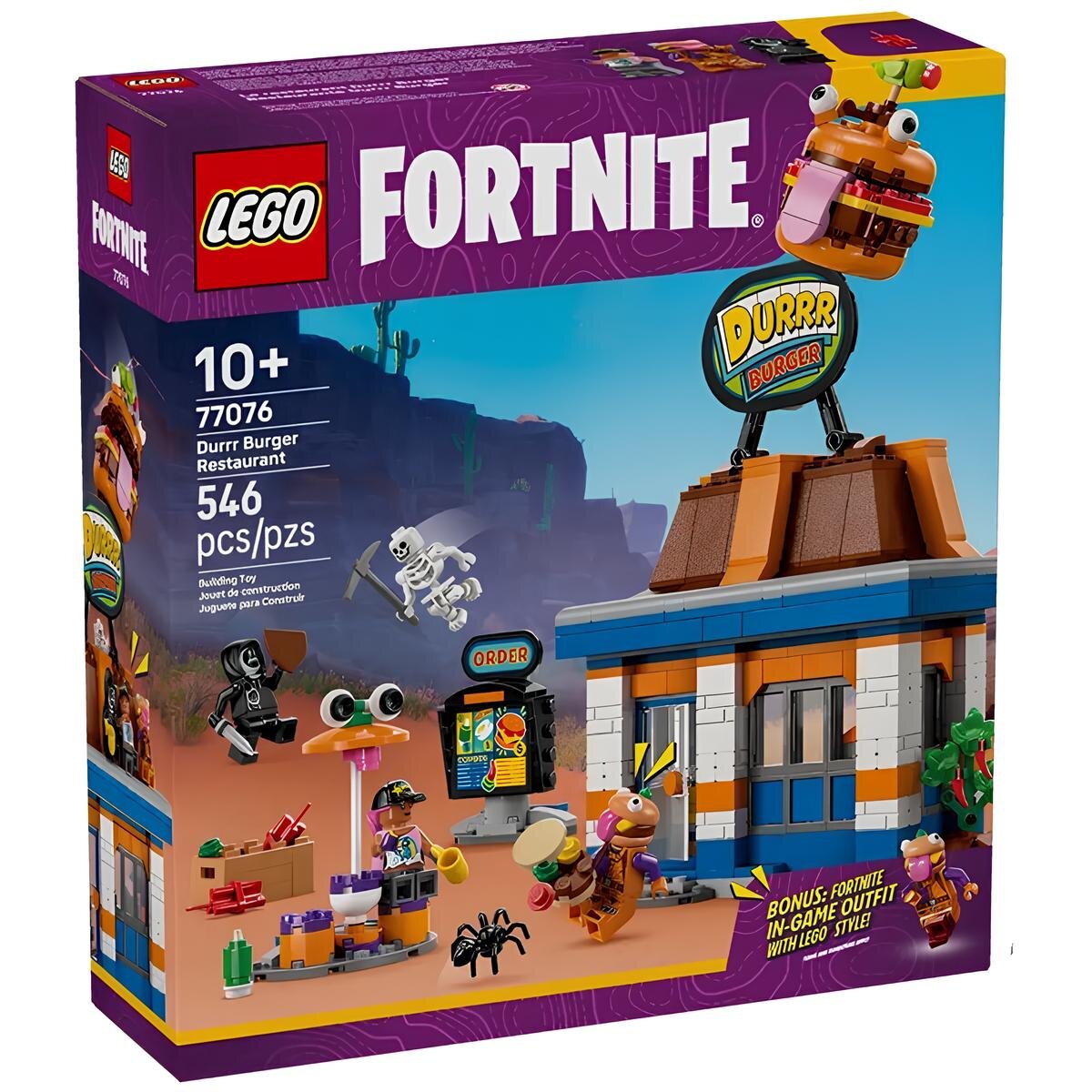 Конструктор LEGO Fortnite 77076 Ресторан Даррр Бургер