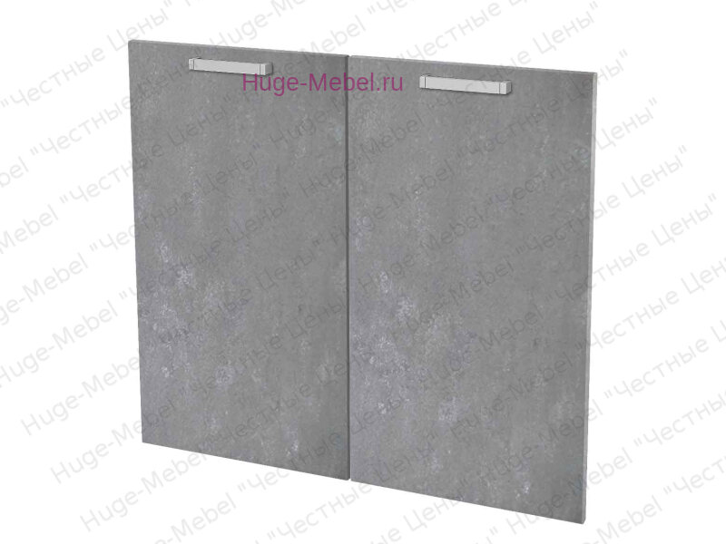Кухонный фасад Ф-50 бетон темный (Бетон) Huge Mebel . Ширина 792 Высота 712. Кухонные фасады
