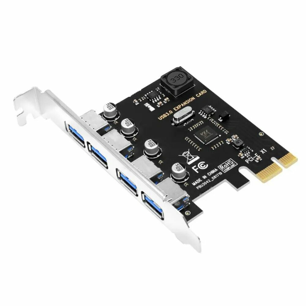 SSU 4-Портовый USB 3.0 PCI-E Карта расширения PCI Express PCIe концентратор