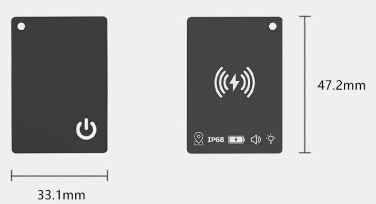 Кросс-бордерное новое устройство против потери карты, встроенное в систему IOS и Google, устройство для отслеживания кошелька с Bluetooth