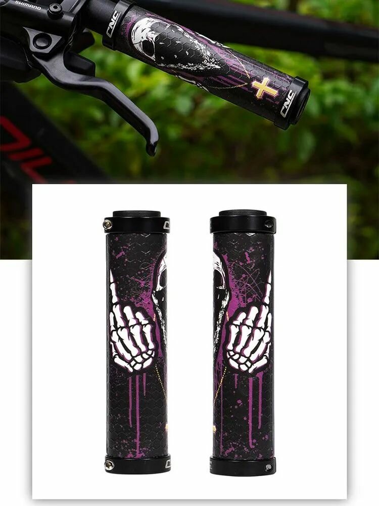 Грипсы для велосипеда CNC Grips, велосипедные ручки, аксессуары для самоката, электросамоката, 2 штуки