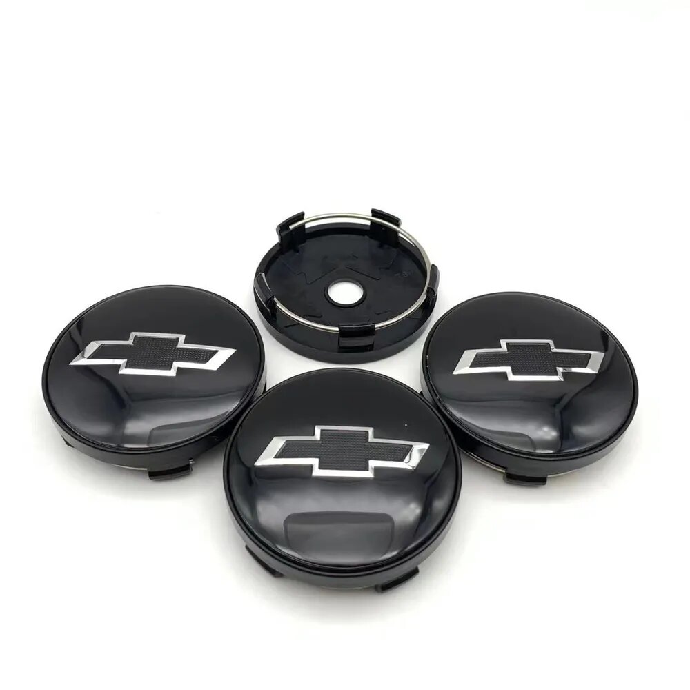Пылезащитные колпаки для легкосплавных дисков Шевроле! /Колпачки на диски Chevrolet 60/56/10, комплект из 4 штук