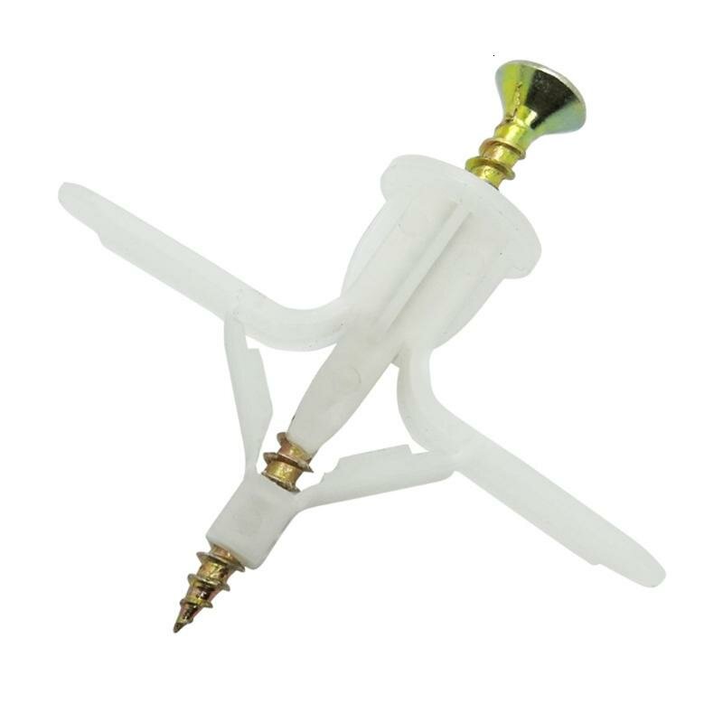 Набор дюбелей для гипсокартона, 50 шт, Белый - 50*30mm