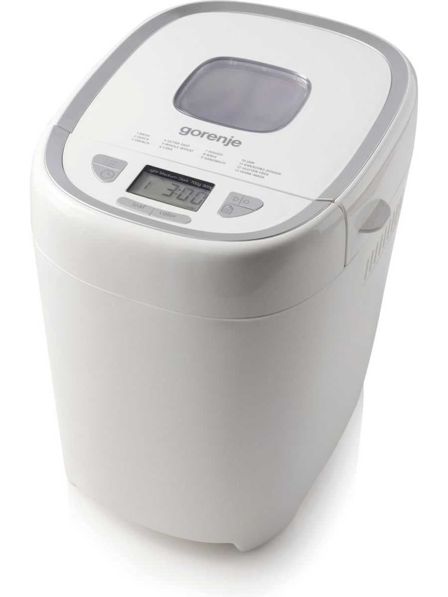 Хлебопечь Gorenje BM900WS, 13 программ, 550Вт