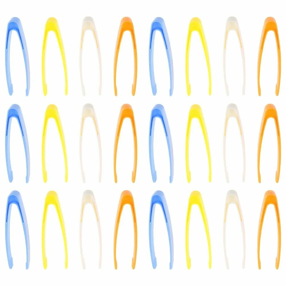 24 Штуки Пластиковых Пинцетов, Для Развития Мелкой MOTORIK, Из Пластика