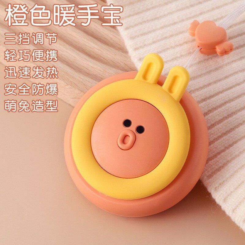 Зимний портативный взрывобезопасный грелка для рук в стиле TikTok, милый мини-электрический грелка для рук с USB-зарядкой в виде кошачьей лапки