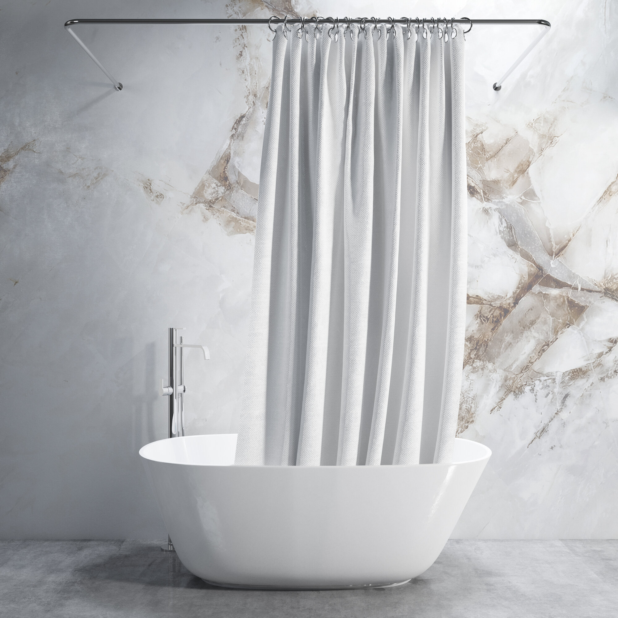 Гибкий мрамор Marmory "Грэйп", 142х285см, бесшовный, морозостойкий, для стен и фасадов