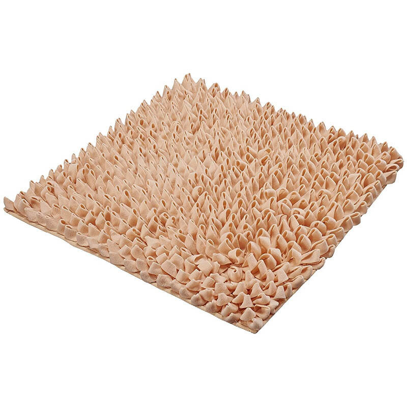 Коврик для ванной Kleine Wolke Falbala, цвет лососевый, 60x60см