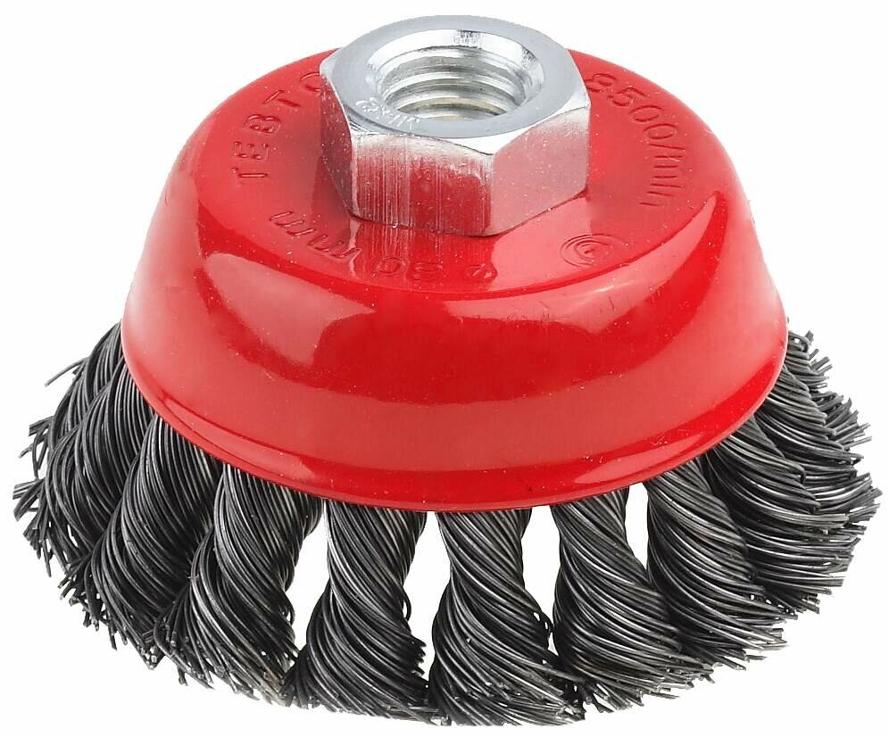 Корщетка витая для УШМ чашка №3 Ø75мм