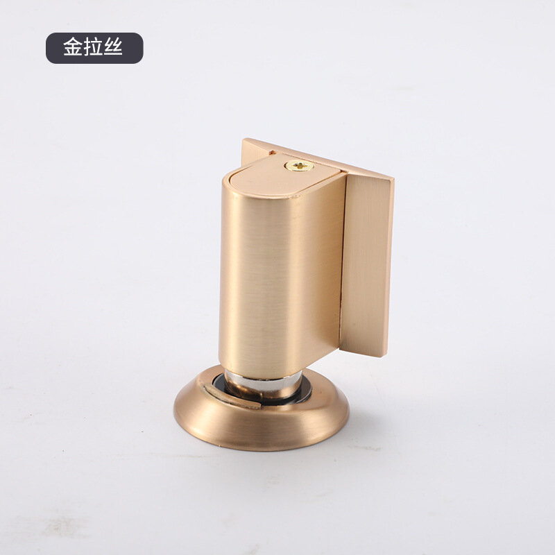 2025 Напольный стопор для двери без сверления из цинкового сплава, сильный магнитный, регулируемый, невидимый, бесшумный, для спальни