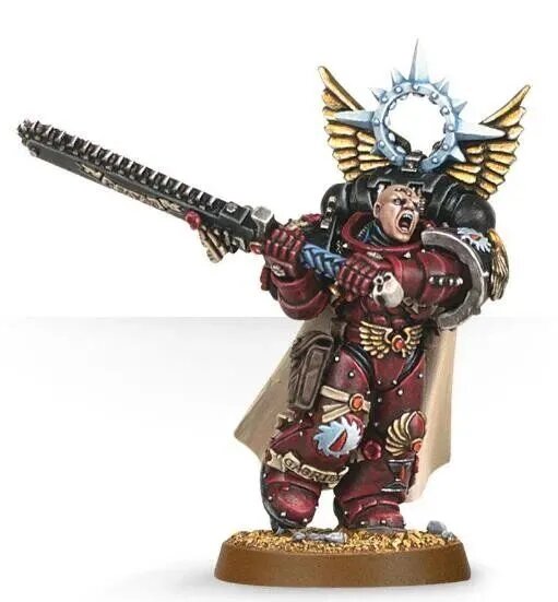 Миниатюра Warhammer 40000 Магистр Ордена Габриэль Сет (Расчленители) - Смола, Литье