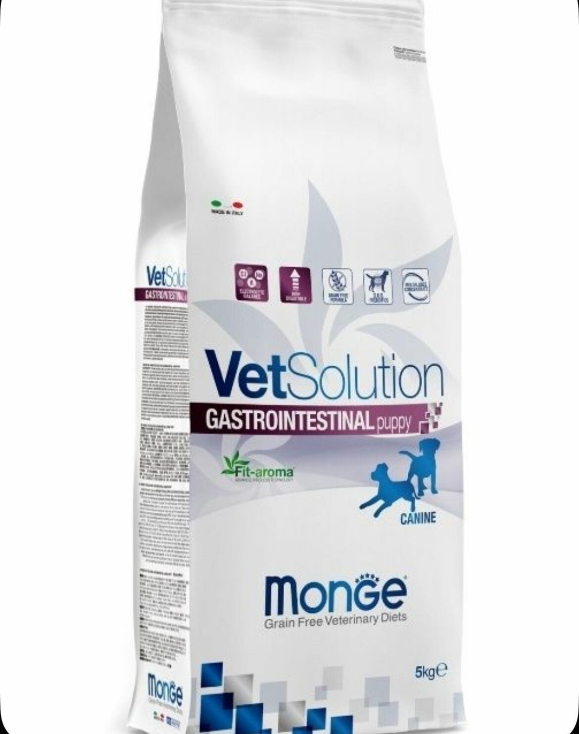 Monge VetSolution Puppy Gastrointestinal 5 кг лечебный сухой корм для щенков при заболеваниях ЖКТ