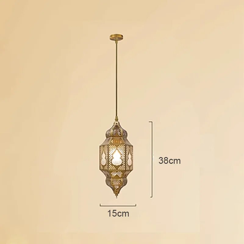 Подвесной светильник HomeLover винтажный марокканский из железа G