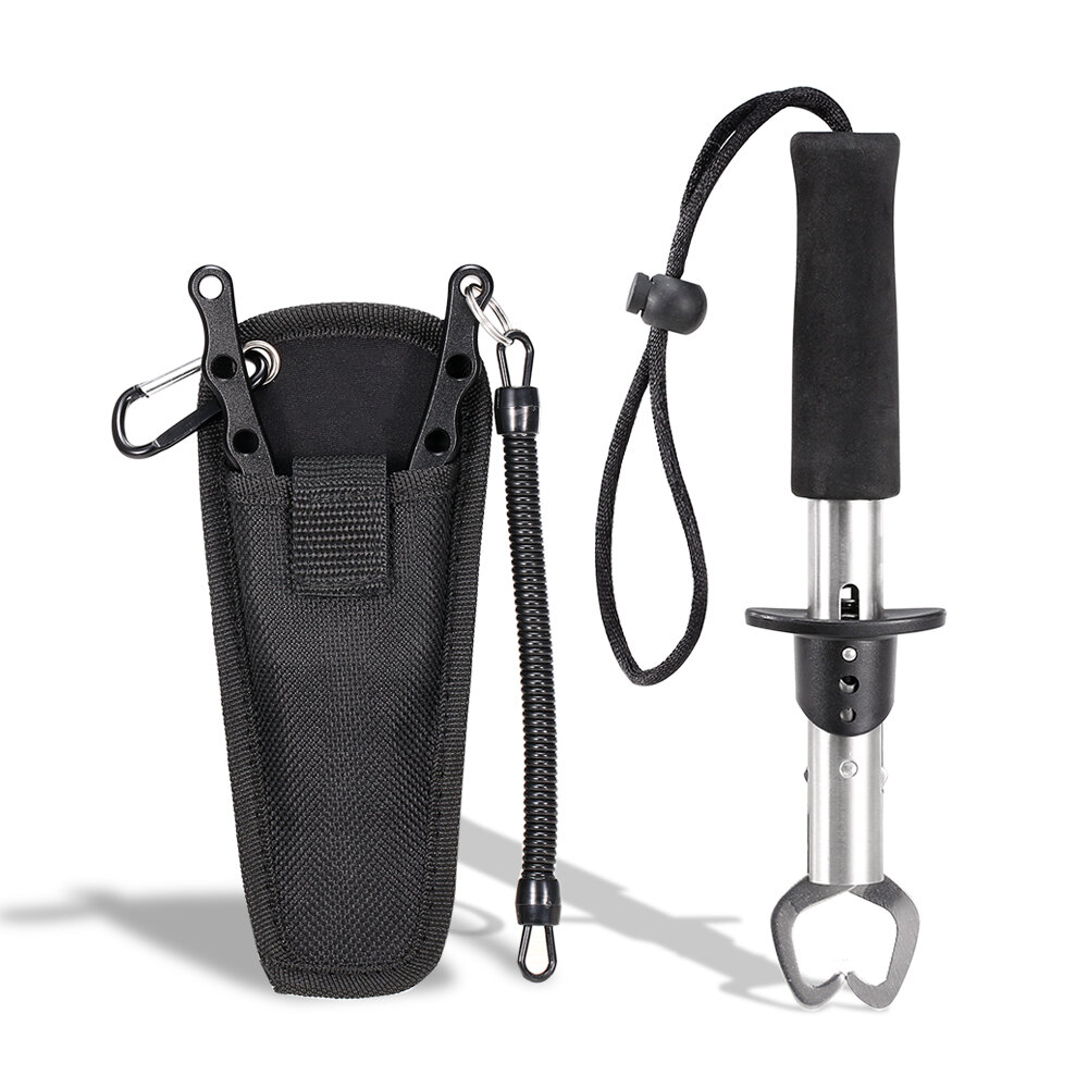 Набор рыбацких инструментов Рыбацкая хватка для удаления крюков Алюминиевая хватка с весовым диском и линейкой Рыбацкие клещи для губ, Материал: Алюминий, Вес упаковки: 343.2г / 12.1 унции, Размер упаковки: 30*10*5см / 11.8*3.9*1.9 дюйма, Состав