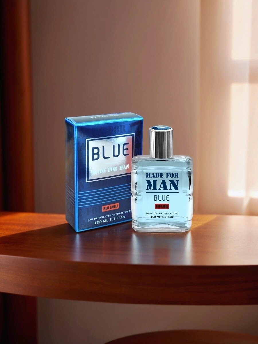Delta parfum (Red Label). Туалетная вода мужская Made For Man Blue, 100мл.