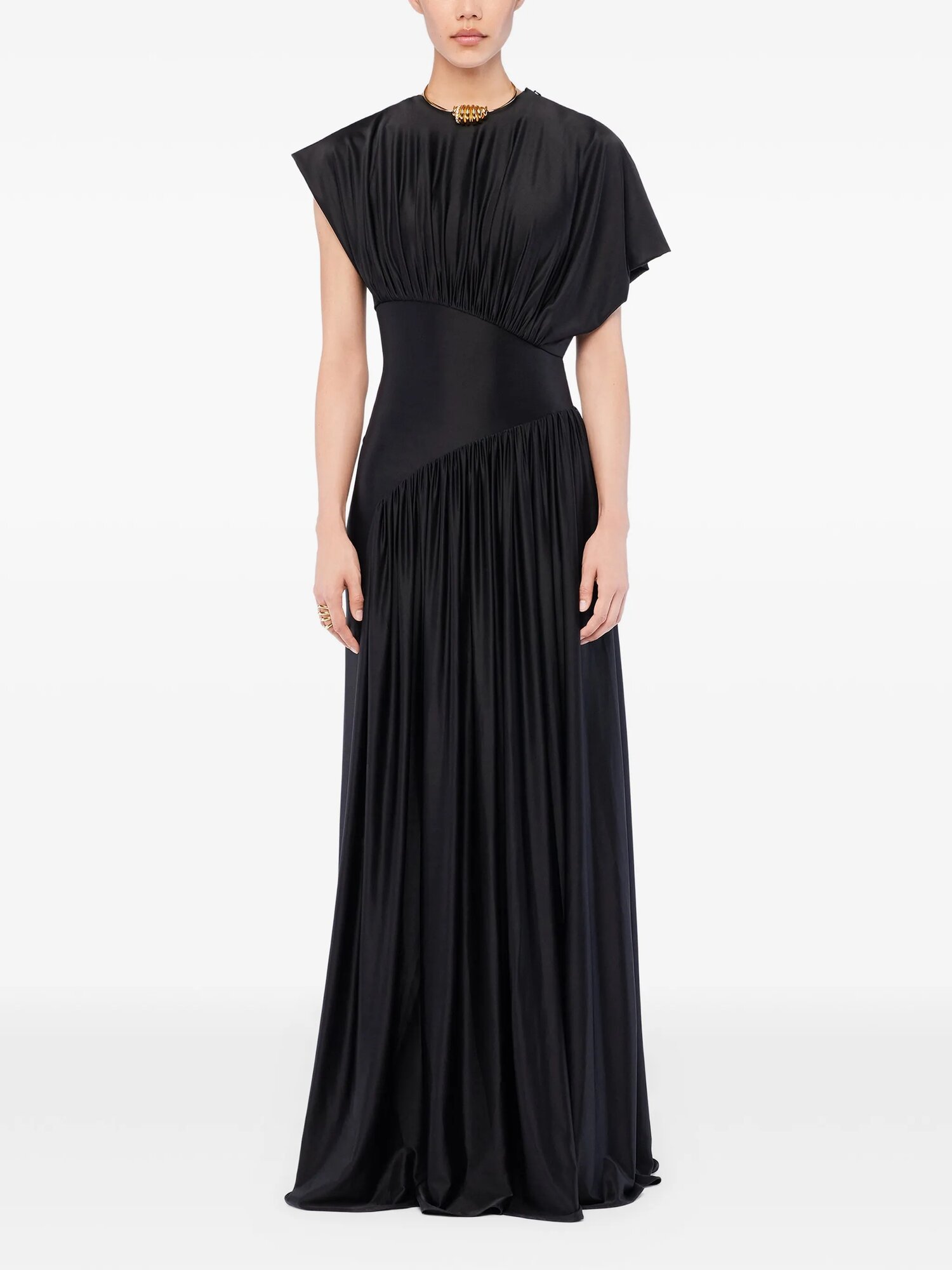 Платье Ruching satin dress
