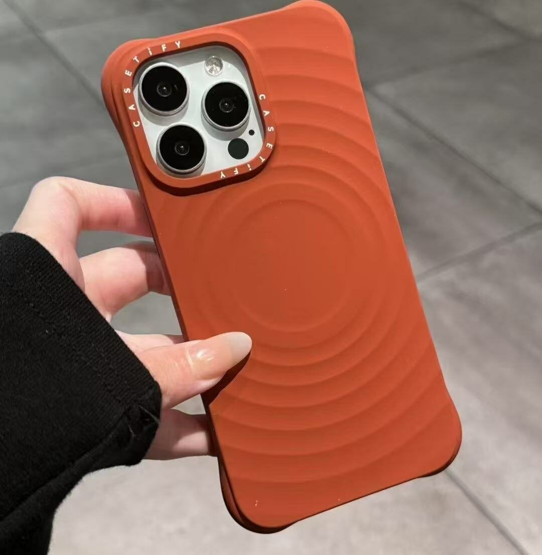 Модный бренд G-Dragon, чехол для телефона Apple с магнитным креплением, однотонный, жидкий силикон, волнообразный чехол, защитный чехол для iPhone