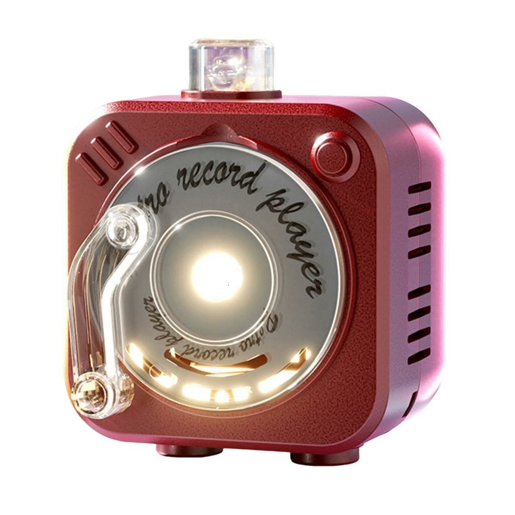 Мини-проигрыватель на брелок с музыкой, красный