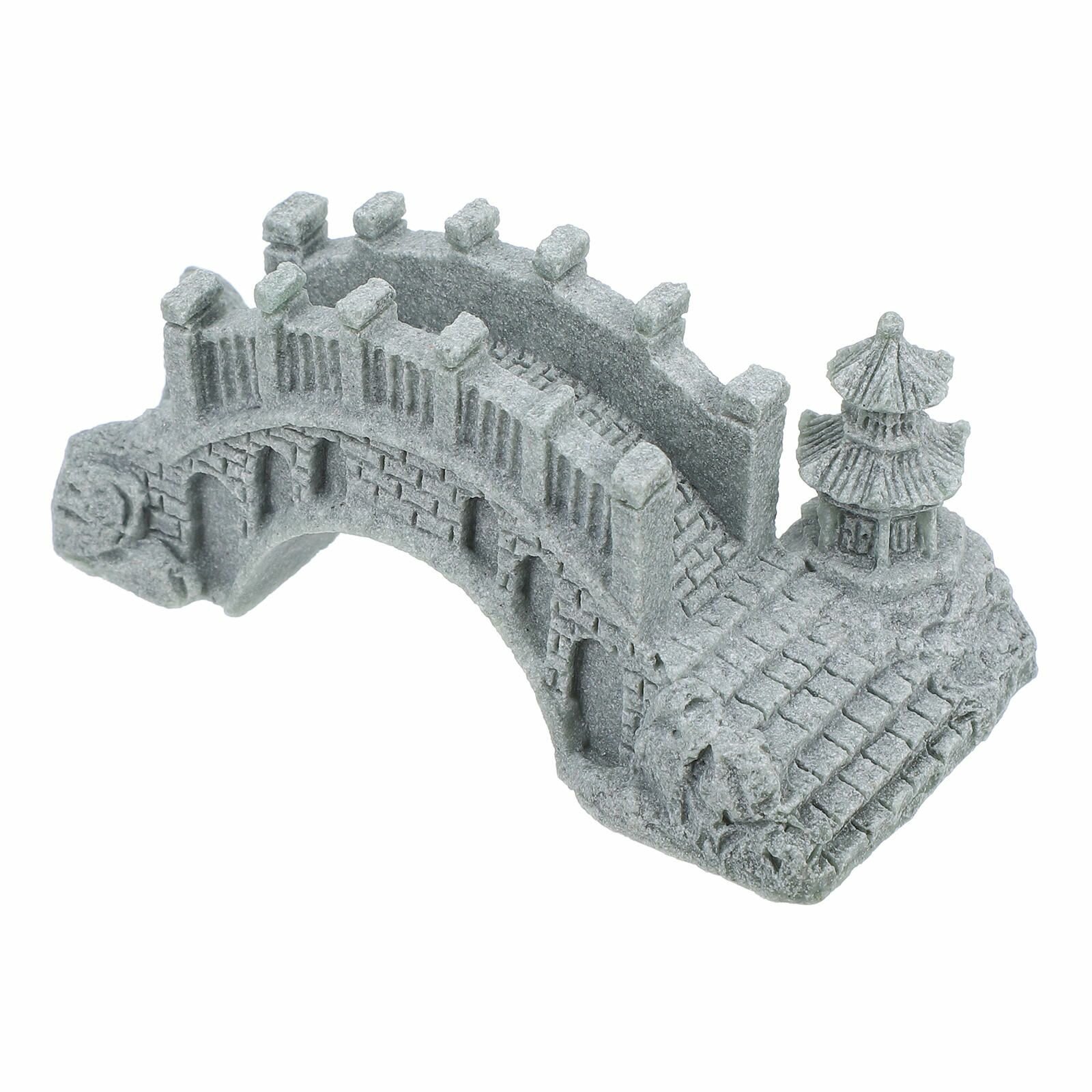 Каменный Мостик Для Аквариума И Декоративных Композиций Размером 8.00X4.00X3.60Cm